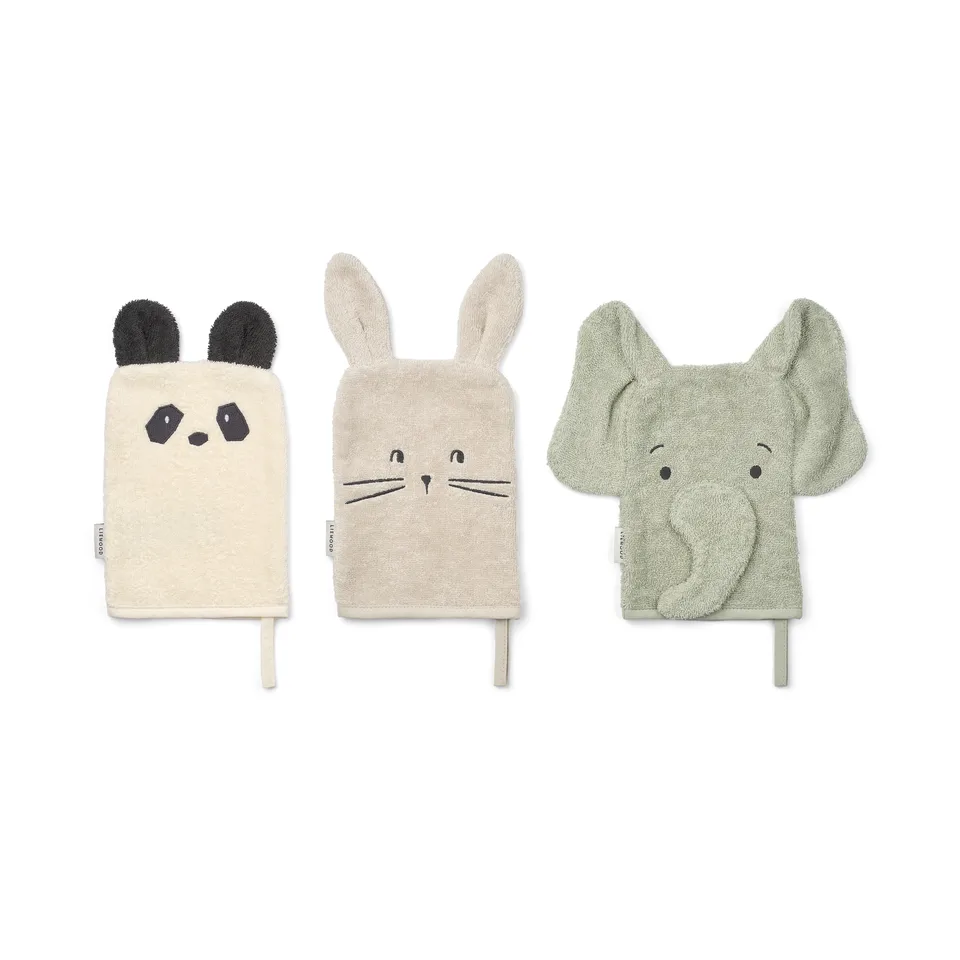 Sylvester tvättlapp 3 delar - Liewood | KitchenTime